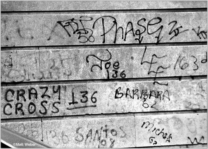 “The Wall of Fame” Vintage Graffiti tags in Harlem from the early 1970 ...