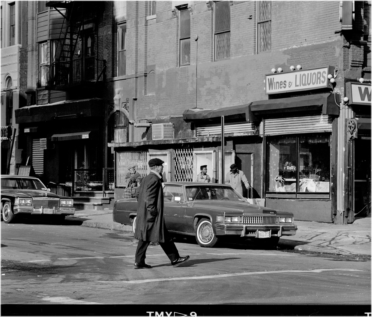 “Two Cadillacs” Harlem 1987 – Black and White Street Photographs of New ...